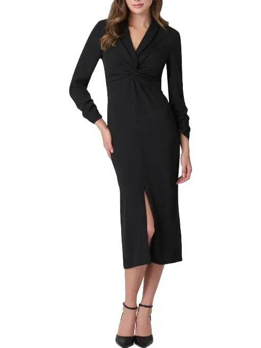 Shoshanna Lightweight Stretch Crepe Corey Dress - Jet