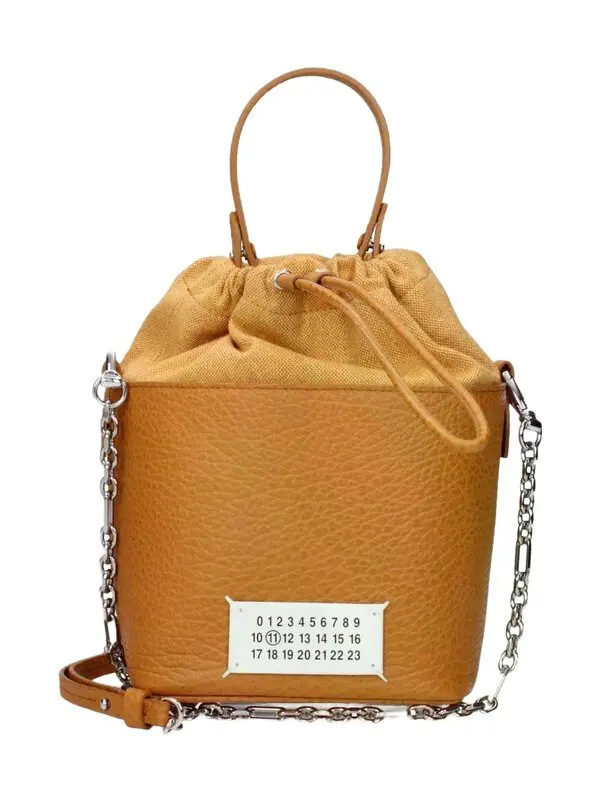 MAISON MARGIELA 5ac Drawstring Bucket Bag - Orange