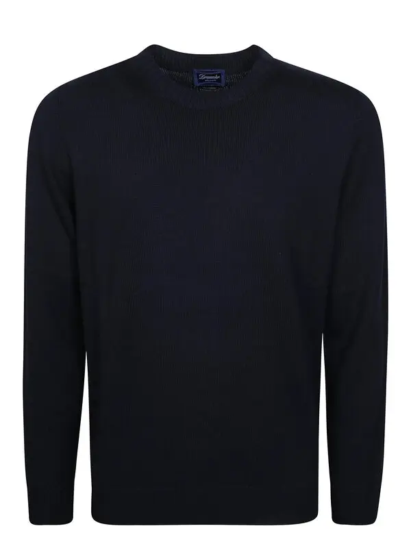 DRUMOHR Cozy Merino Wool Sweater - Blu