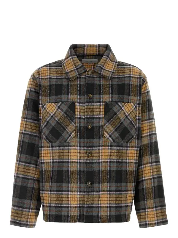 Carhartt Work In Progress Embroidered Mini Flannel Parson Shirt - Checked