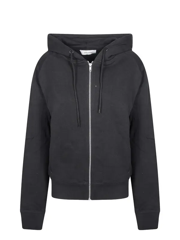 ENTIRE STUDIOS Slim Zip-up Sweatshirt - Nero
