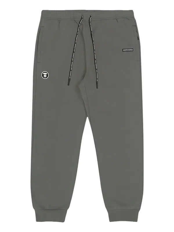 AAPE Moonface Fleece Sweatpants 'khaki/grey - Tan