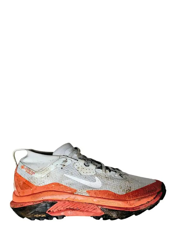 Nike Wmns Zegama Trail Gore-tex Trail 'light Safety Orange Black Summit White - Silver