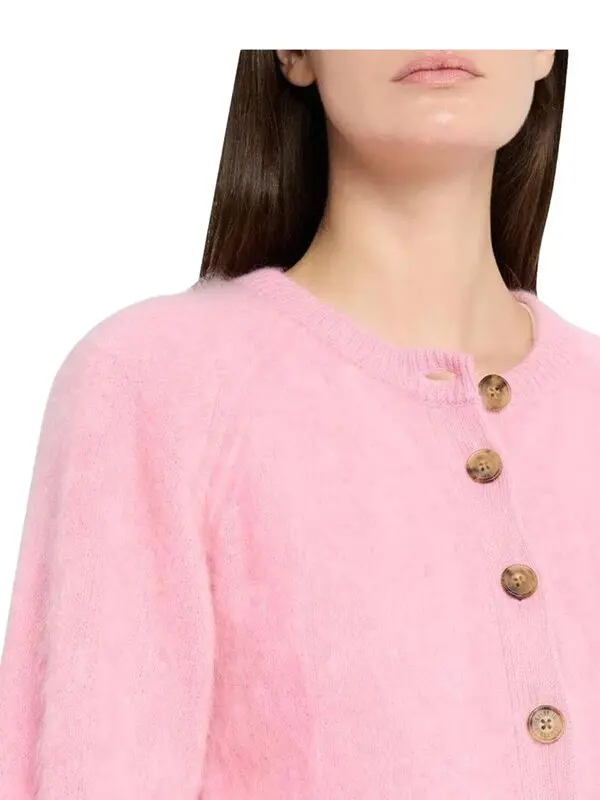 Guest In Residence Grizzly Sculpted Cashmere Cardigan - Sprinkle