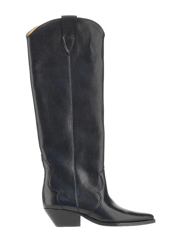 Isabel Marant Étoile Denvee' Leather Boots - Black