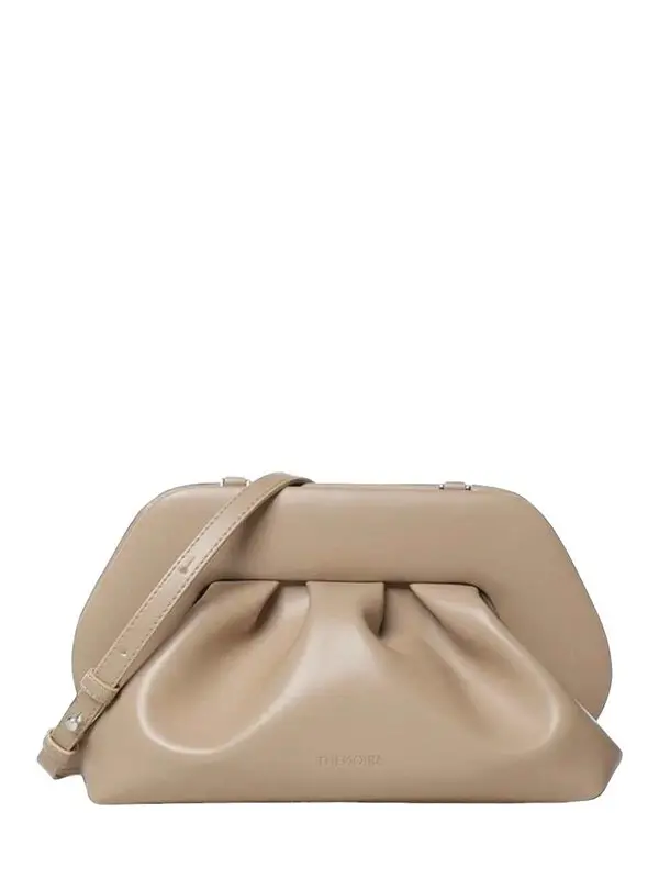 THEMOIRE Bios Gathered Clutch - Brown