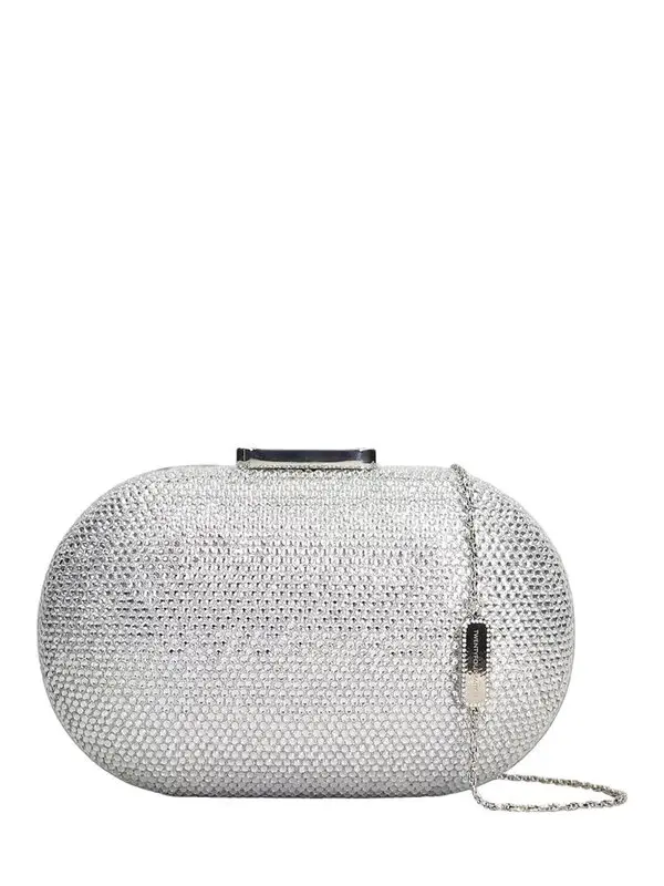 TWENTY FOURHAITCH Isidora Crystal-embellished Mini Bag - Silver