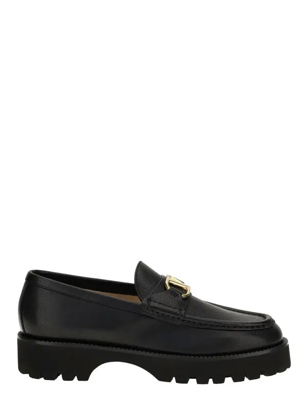 Valentino Garavani Vlogo Chunky Loafers - Black