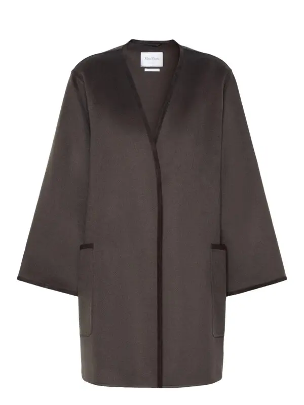 Max Mara Flipper Cashmere Coat - Mud