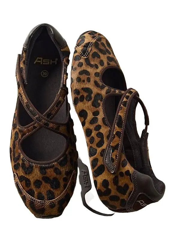 Ash Kore Animal-print Mary Jane Sneakers - Leopard