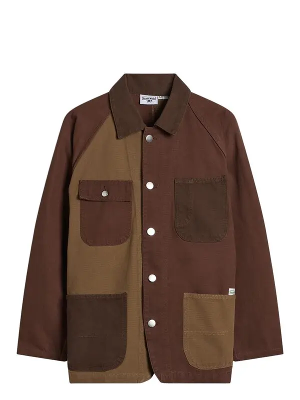 SERVICE WORKS Patchwork Coverall 2.0 Jacket - Brown
