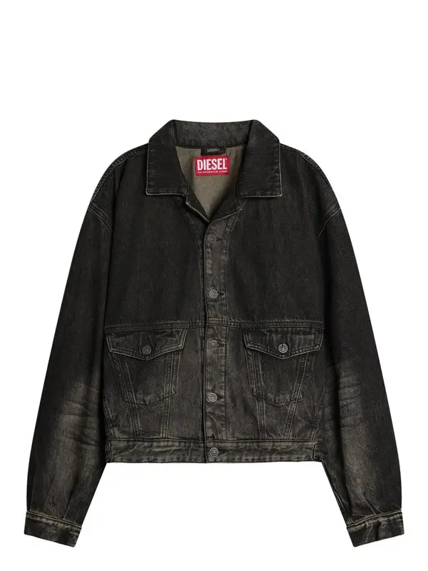 DIESEL® Morghi Denim Jacket - Black Denim