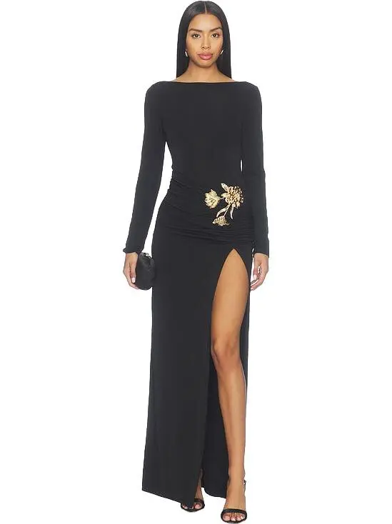 NADINE MERABI Romy Dress - Black