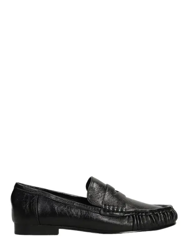 BIBI LOU Lyra Leather Loafers - Black