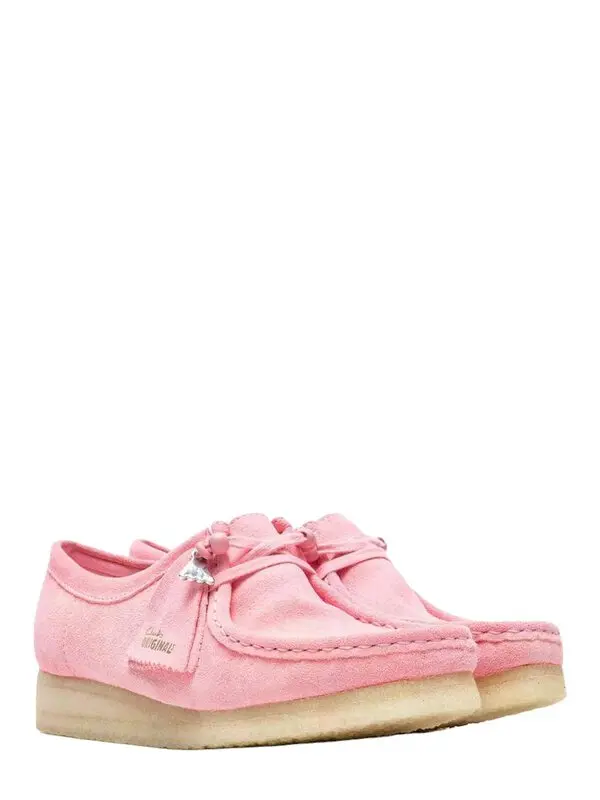Clarks Wallabee Suede Boots - Pink