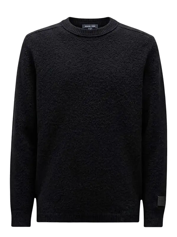 C.P. COMPANY C. P. Company Wool-blend Knit Sweater - Black