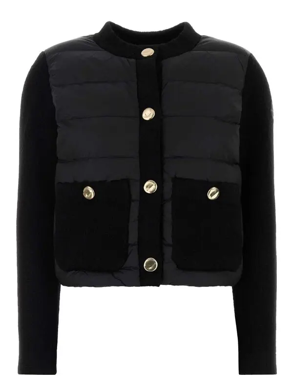 Moncler Cardigan Mini Knitwear For - Black