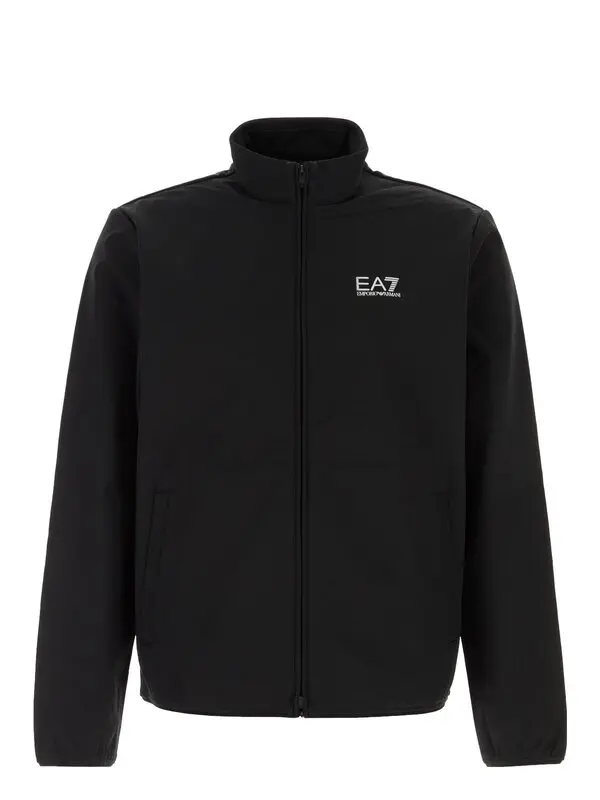 E.A.7 E. A.7 Golf Pro Tech Mini T-top Full-zip Knit - Uc001-black