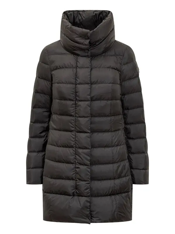 Peuterey Peacoat-style Down Puffer Jacket With Hood - Nero