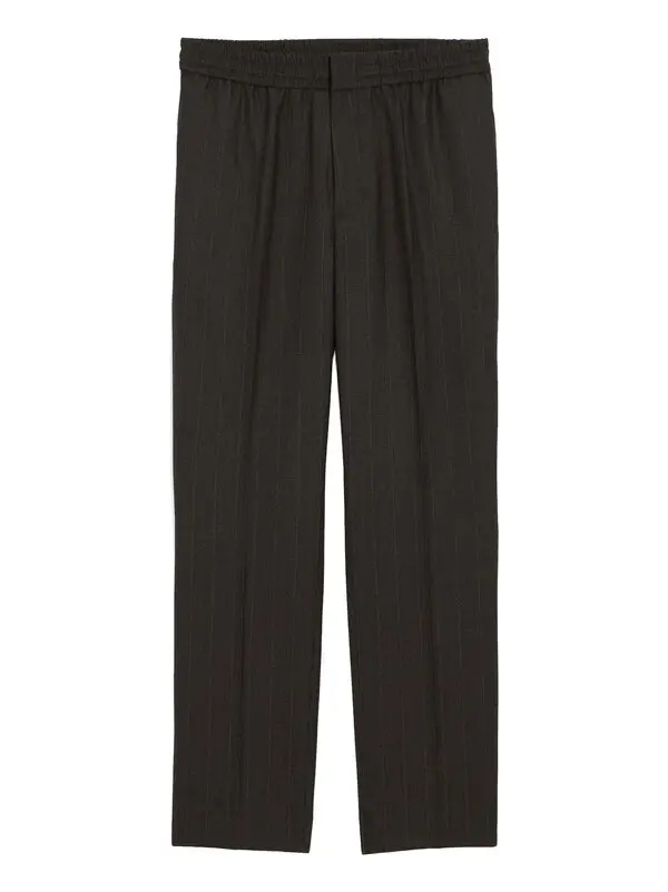 AMI Paris Elasticated Waist Trousers - Greychoco