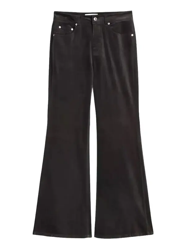Marc O'polo Corduroy Flared Trousers - Grey