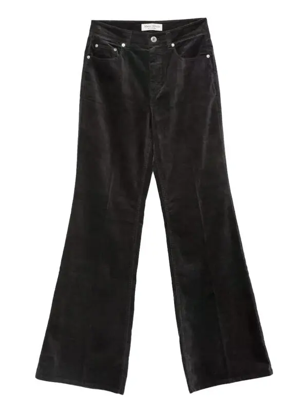 Marc O'polo Corduroy Flared Trousers - Grey