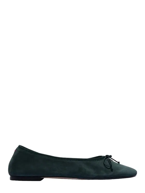 AeydĒ Tiby Suede Ballet Flats - Moss