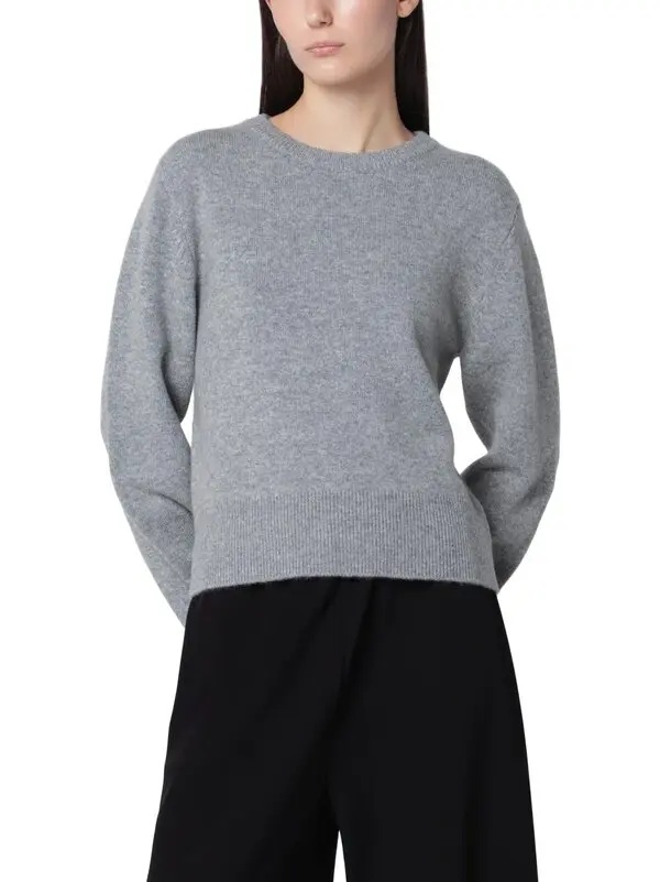 Extreme Cashmere Jeanne Crewneck Cashmere Sweater - Grey