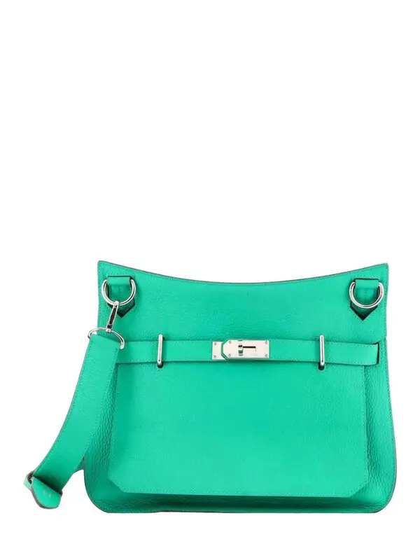 Hermès Jypsiere Bag Clemence 34 Crossbody Bag - Green