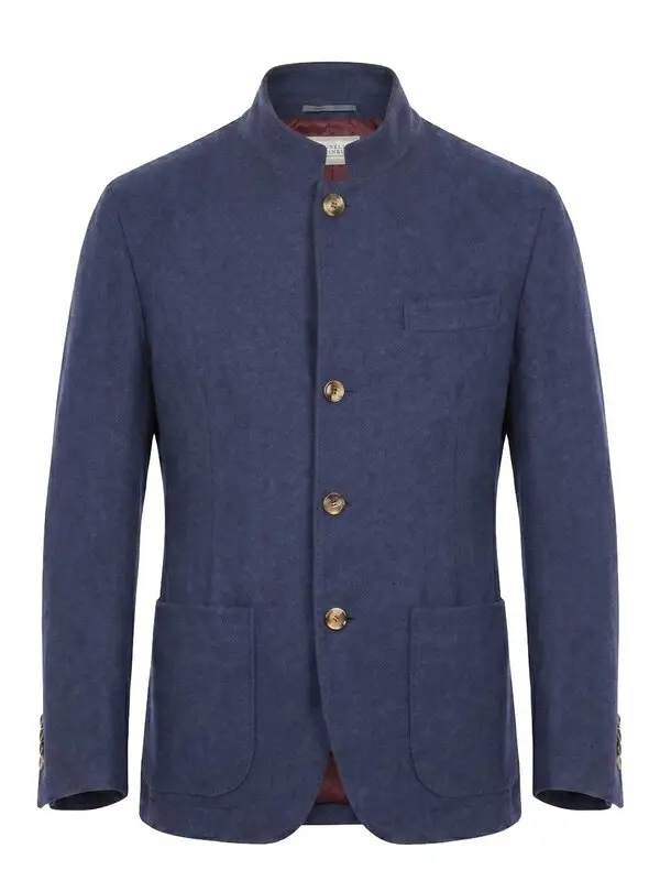 Brunello Cucinelli Lightweight Cashmere Outerwear Blazer - Multicolor