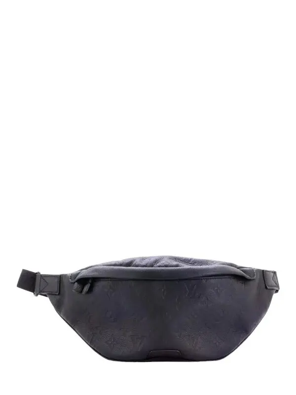 LOUIS VUITTON Discovery Bumbag Monogram Shadow Leather Pm Belt Bag - Black
