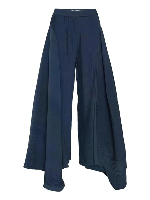 Henrik Vibskov Wrist Plisse Layered Trousers - Blue