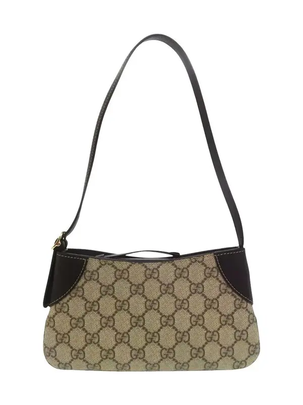 Gucci 2016-2026 Small Gg Supreme Emblem Shoulder Bag - Neutrals