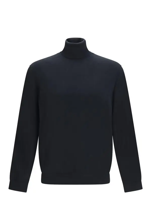 Zegna Oasi Cashmere Turtleneck Sweater - Black