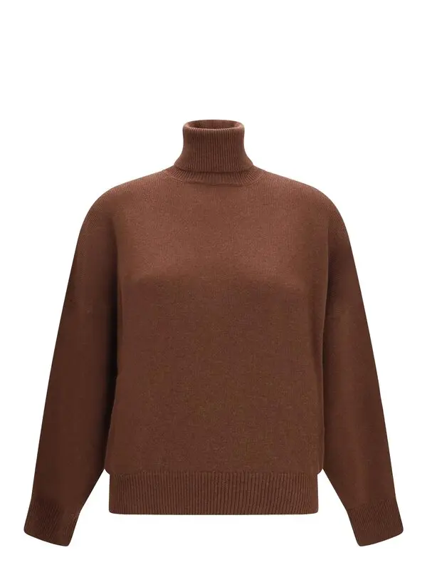 Brunello Cucinelli Cashmere Turtleneck Sweater - Brown