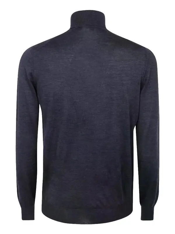 FILIPPO DE LAURENTIIS Roll-neck Wool Sweater - Grey