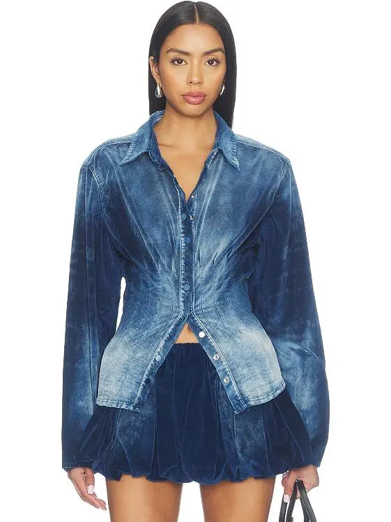 DIESEL® Sindi Shirt In Blue - Multi