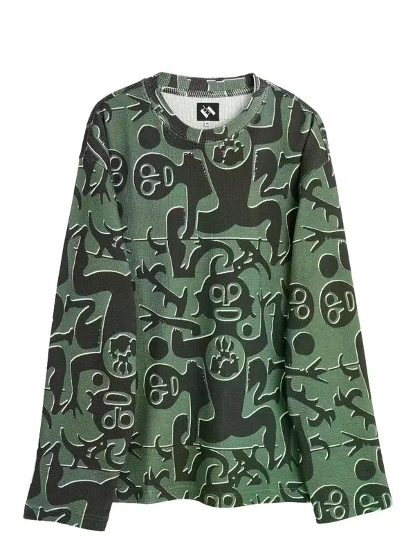 THE TRILOGY TAPES Entity Knitted T-shirt - Green