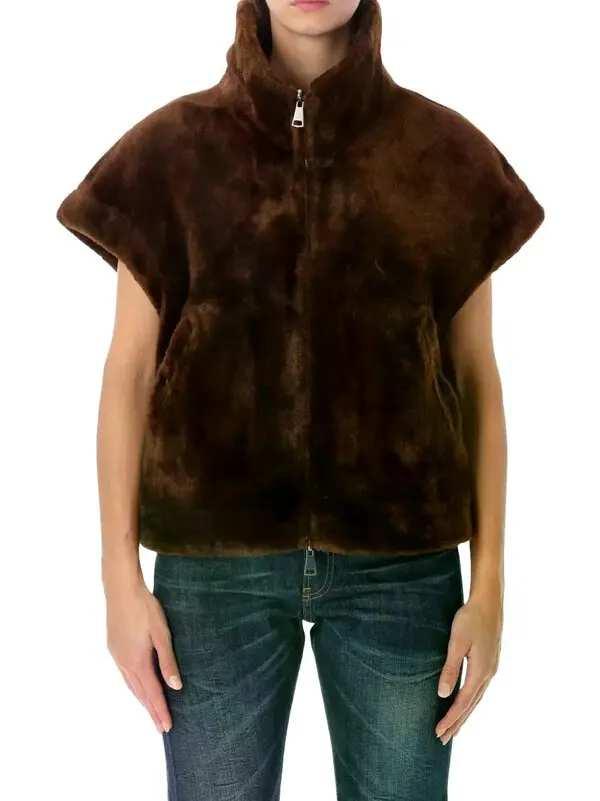 URBANCODE Vegancode Reversible Faux-fur Jacket - Brown