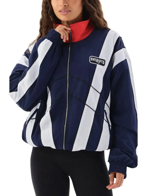 OFF SEASON Colorblock Windbreaker Jacket - Navy