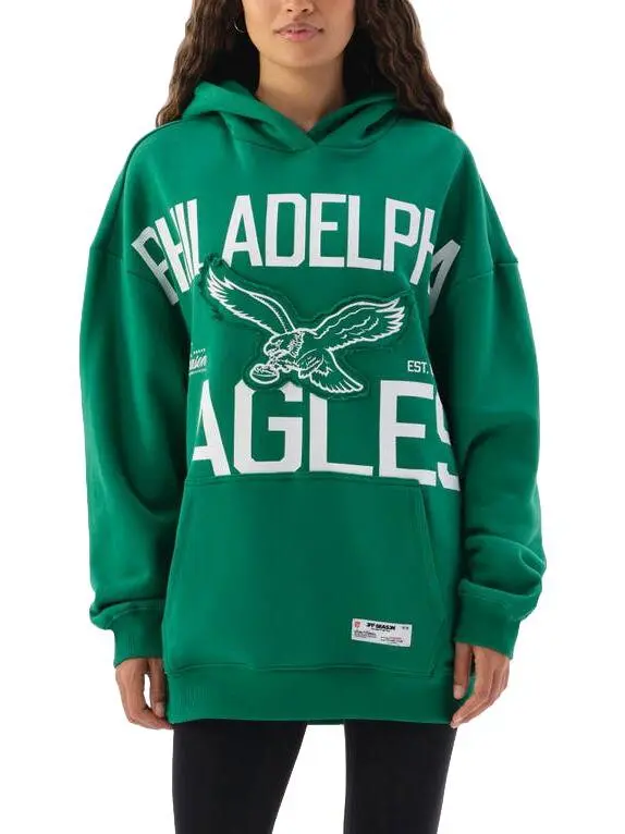 OFF SEASON Graphic Oversized Hoodie - Green