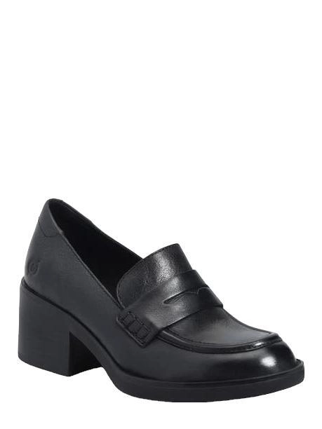 BØRN Valeria Loafer - Black Leather