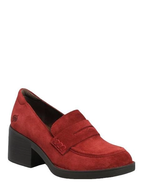 BØRN Valeria Loafer - Red Suede