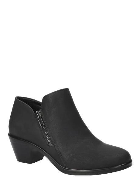 EASY WORKS BY EASY STREET Arbor Faux Leather Ankle Bootie - Black Matte