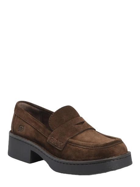 BØRN Faythe Leather Penny Loafer - Chocolate Suede