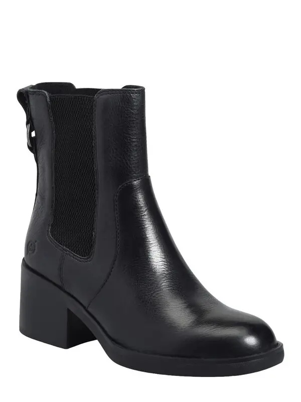 BØRN Vivia Bootie - Black Leather