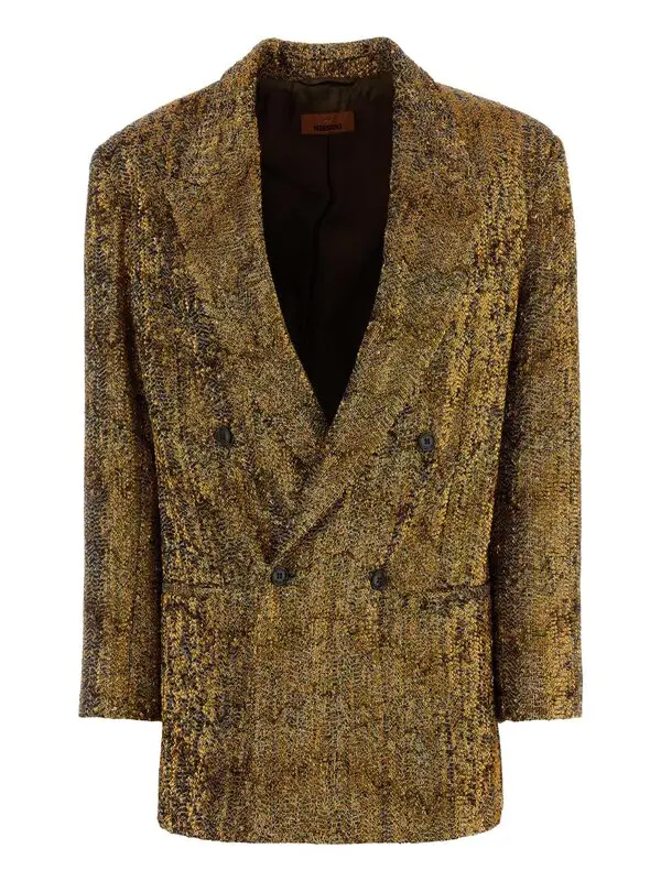 Missoni Embellished Fabric Blazer - Gold