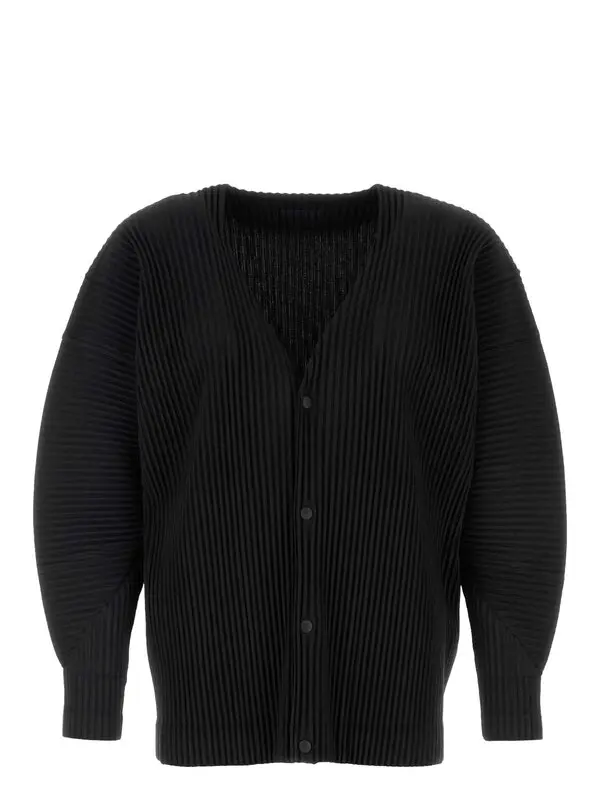 Issey Miyake Polyester Cardigan - Black