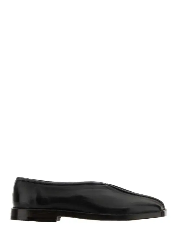 LEMAIRE Leather Loafers - Black