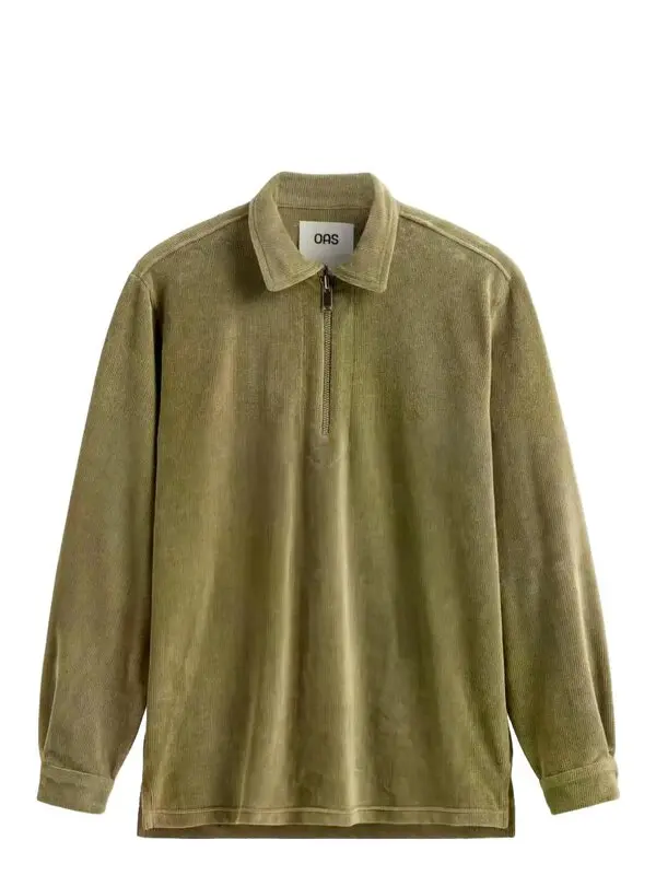 OAS Company Savvy Quarter-zip Polo Shirt - Green